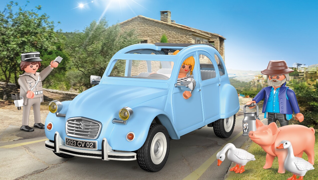 CITROËN 2CV: DIE LEGENDÄRE ENTE JETZT ALS PLAYMOBIL-MODELL